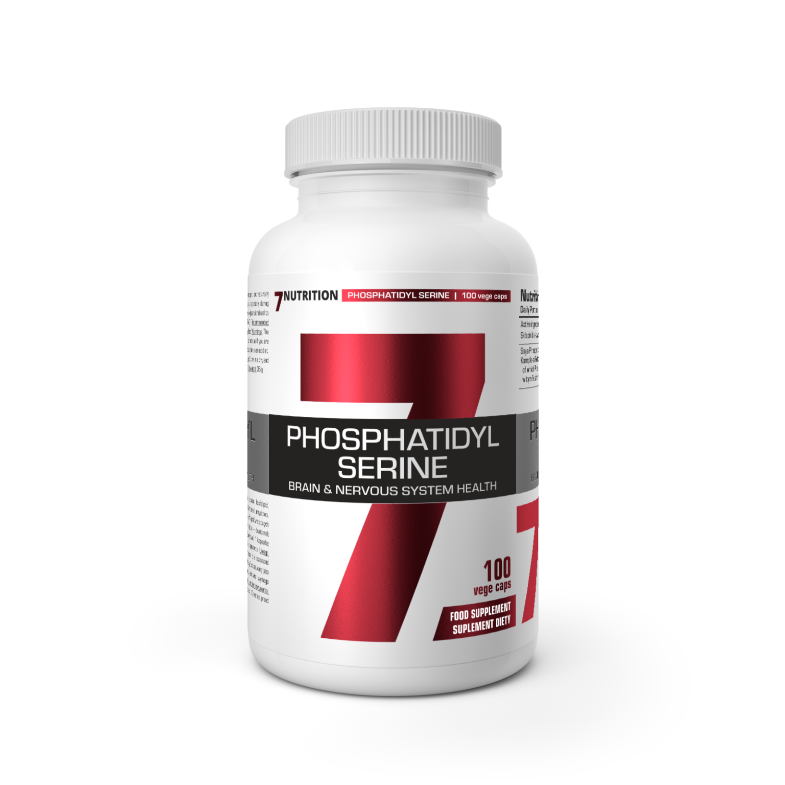 Fosfatidilserin 250 mg, 100 kapsul - podpora spominu, stres